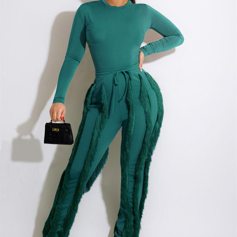 Tassel Pants Set